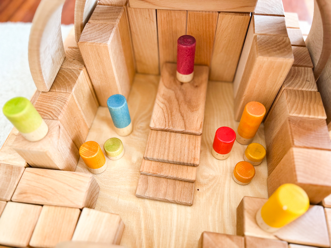 Great Ways to Play with the Grimms Large Stepped Pyramid