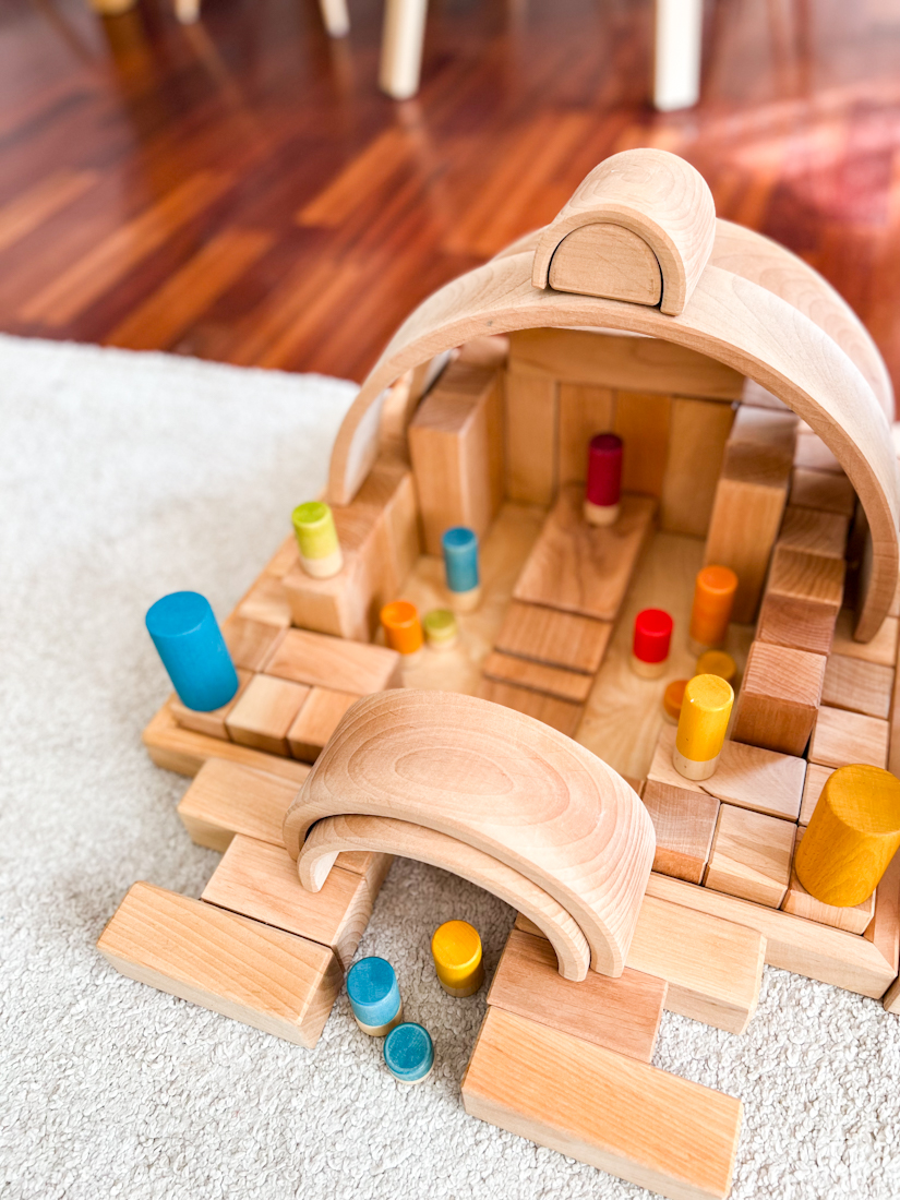 Great Ways to Play with the Grimms Large Stepped Pyramid